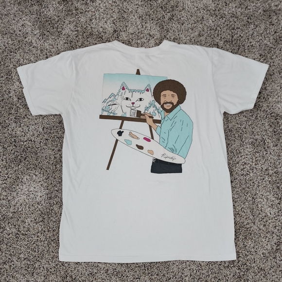 Ripndip | Shirts | Bob Ross Graphic Tee | Poshmark